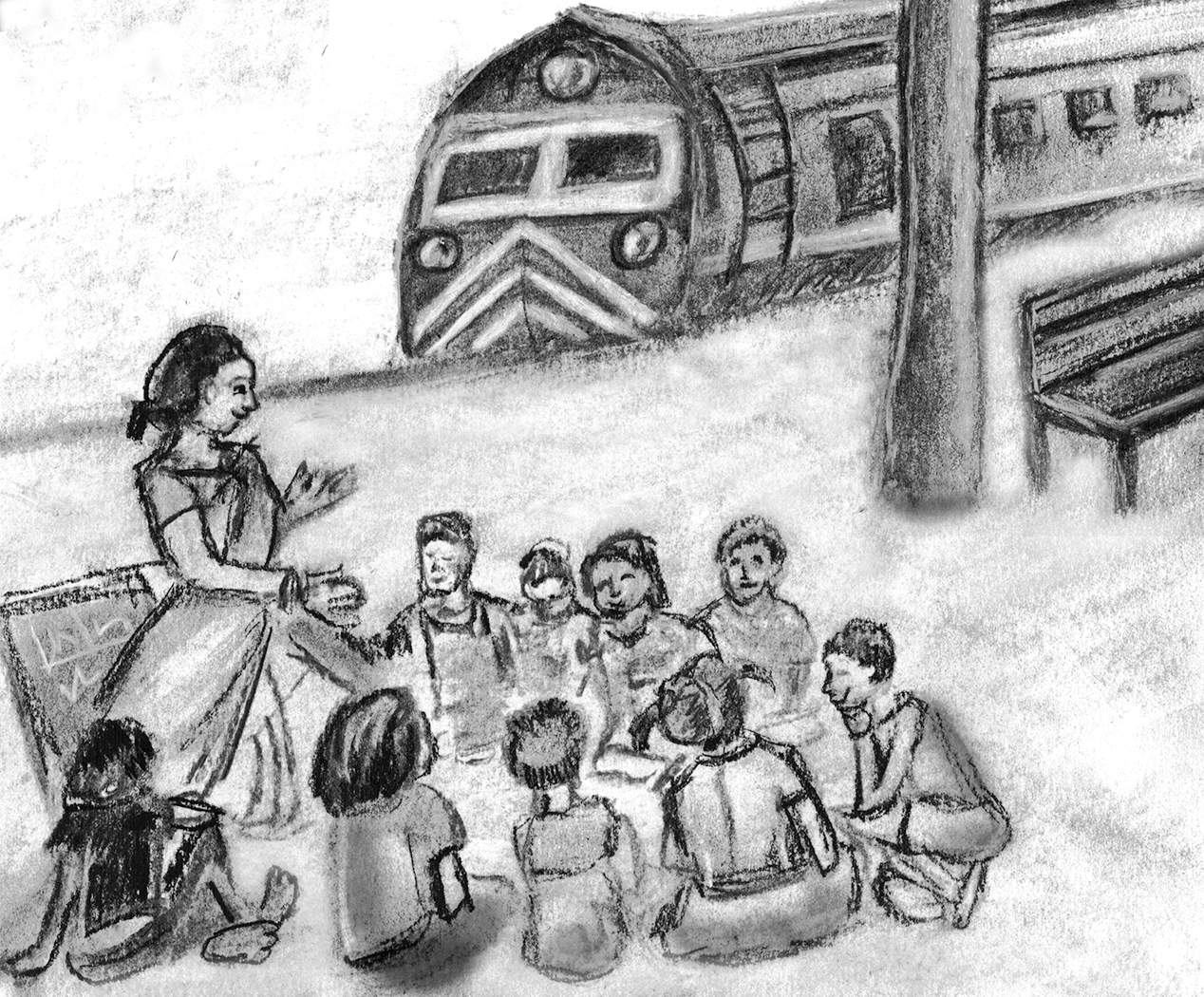 Leveled Reading Passage: The Train Platform Schools of India (Easy ...
